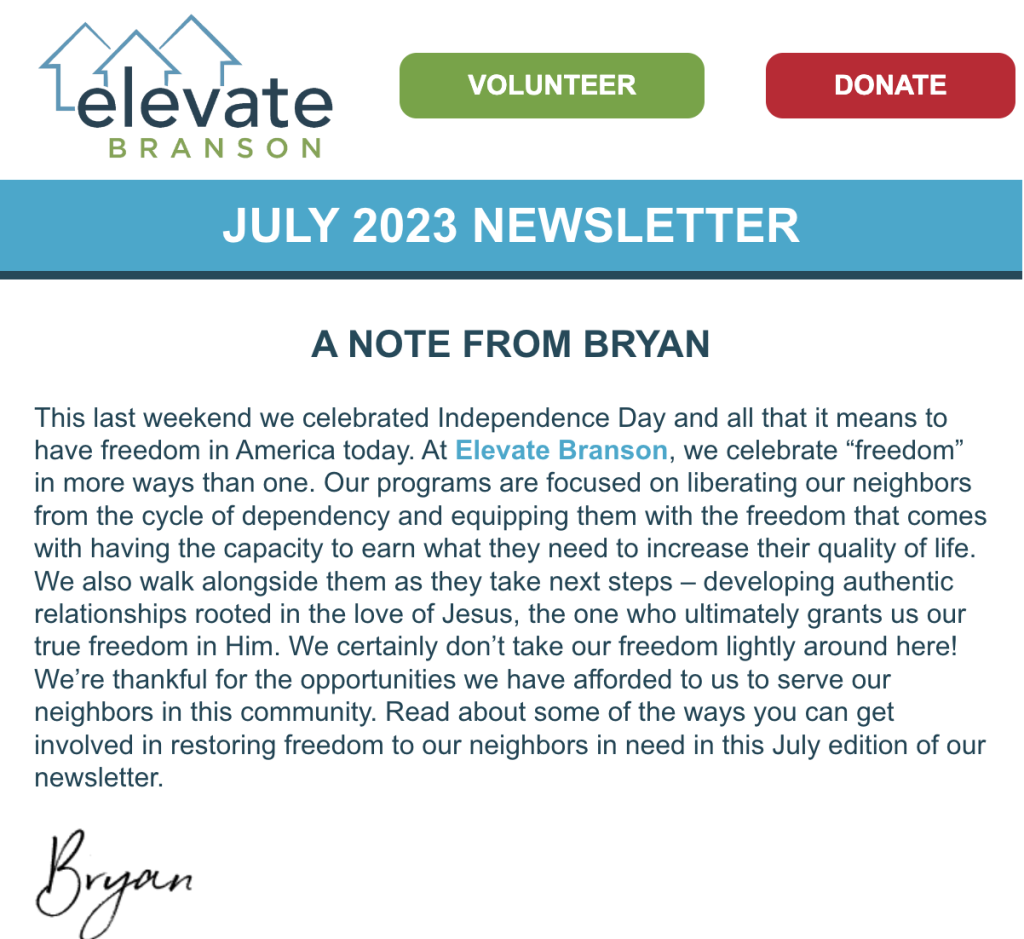 News - Elevate Branson