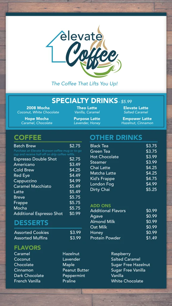 Elevate Coffee - Elevate Branson