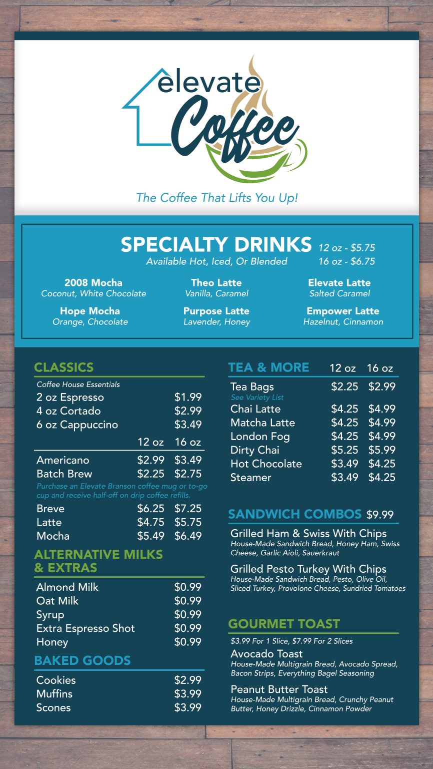 Elevate Coffee - Elevate Branson